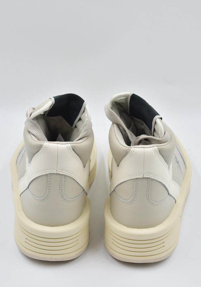 RICK OWENS DRKSHDW CONVERSED TURBOWPN MID-TOP SNEAKERS OYSTER SS25 ...