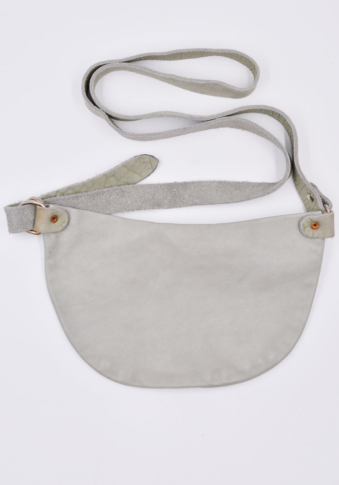 GUIDI Q100 SOFT HORSE FULL GRAIN LEATHER BELT BAG LIGHT GREY – DOSHABURI